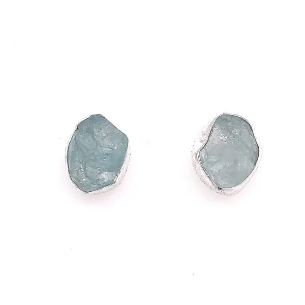 GEM BAZAAR JEWELLERY Silver / Blue Sea Scape - Silver/blue