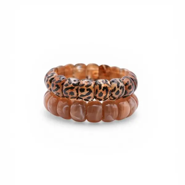 MISS CECILIA Aria Beaded Bracelet Set - Brown