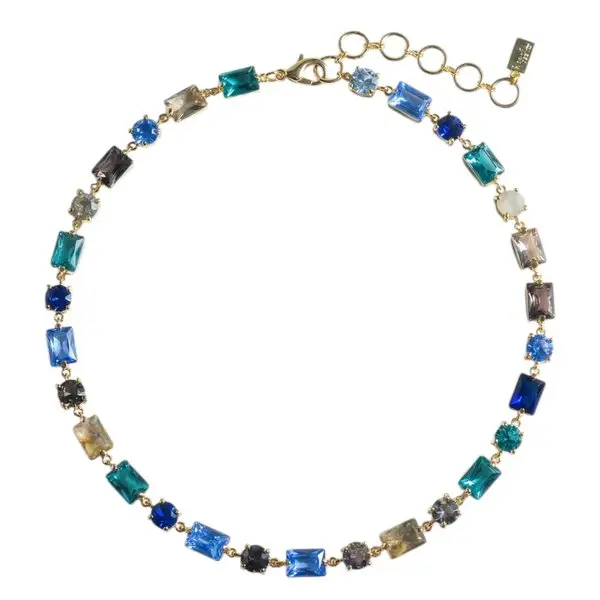 NATIVE GEM Jagger Necklace- Azure - Blue