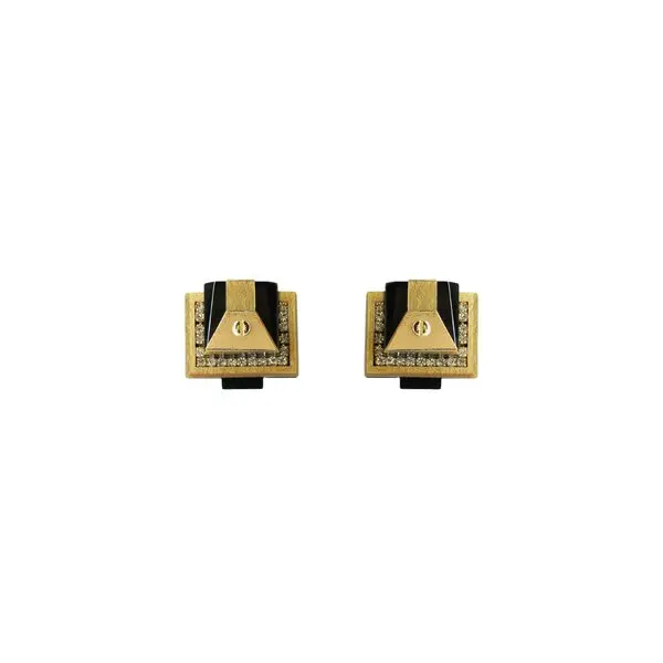 GISSA BICALHO Earring Trapeze Short - Black
