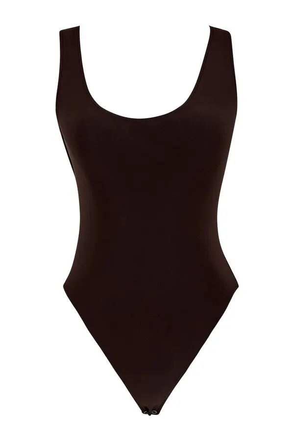 GROWNY Luca Bodysuit - Brown