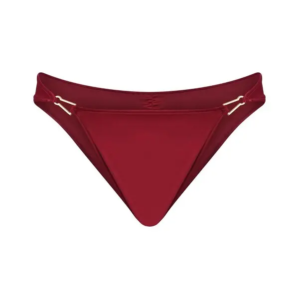 BIANCA RESORTWEAR Lena Swim Bottom In Cherry - Red