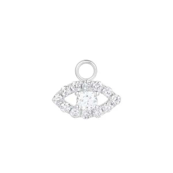 DYAMKA Eye Charm White Gold - Silver