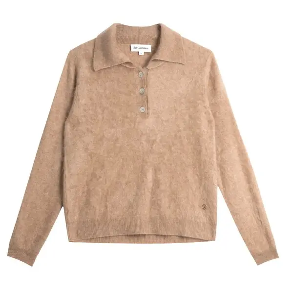 BEL CASHMERE Chloe Cashmere Sweater Beige - Brown