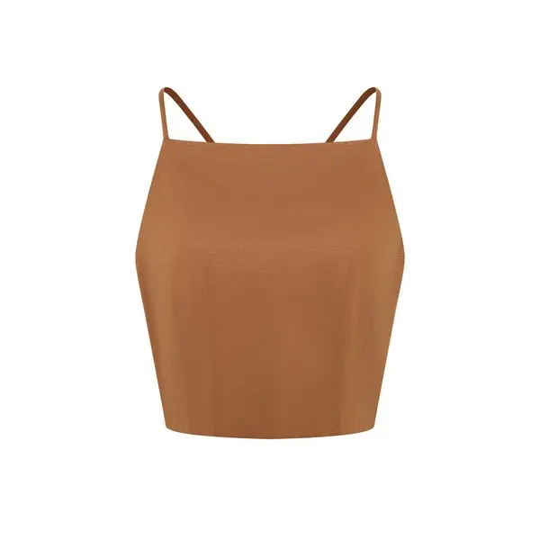 EMMA WALLACE Kit Top - Brown