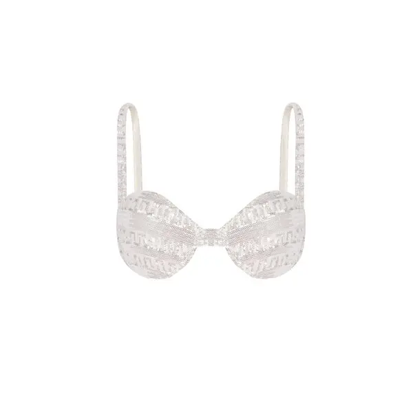 NUR KARAATA Mermaid Top - White