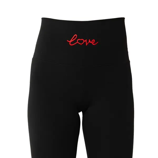 SELF-ADORE Black / Red Adore Yourself High-waisted Premium Legging- Black Red - Black/red