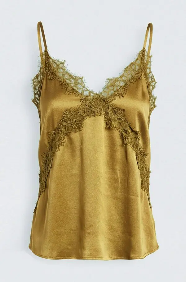 EXQUISE Regular V-neck Hanna Camisole - Yellow
