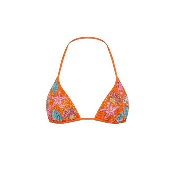 OCEANUS SWIMWEAR Helia Bikini Top Burnt - Orange