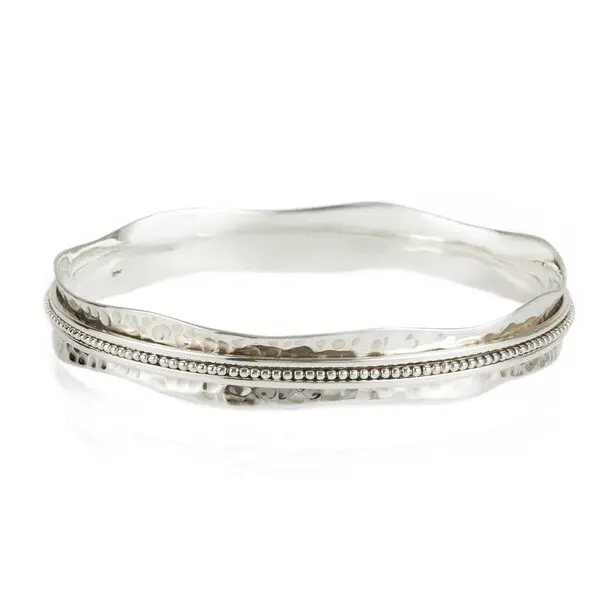 CHARLOTTE'S WEB JEWELLERY Aura Halo Spinning Bangle - Silver