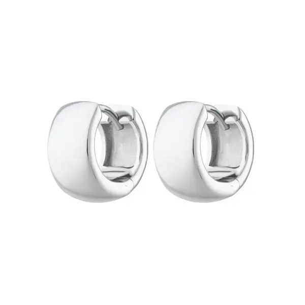 SCREAM PRETTY Super Chunk Huggie Earrings - Silver