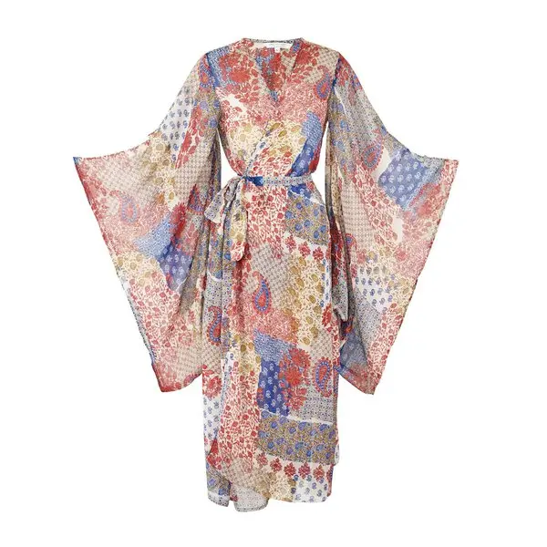 JENNAFER GRACE Baez Kimono - Blue