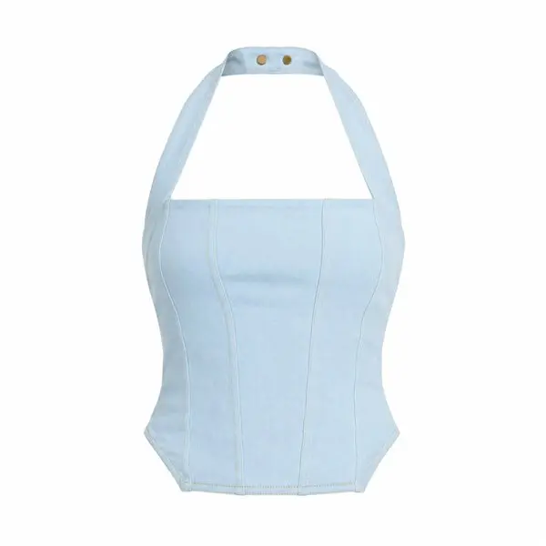 LUROQ LONDON Structured Halter Top