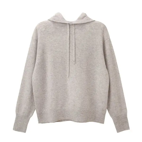 COVE Cashmere Hoodie - Grey