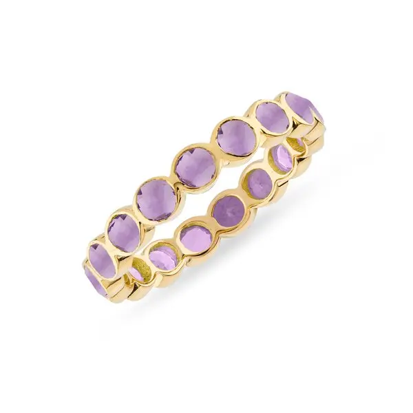 AUREE JEWELLERY Ortigia Amethyst Gold Vermeil Ring - Purple