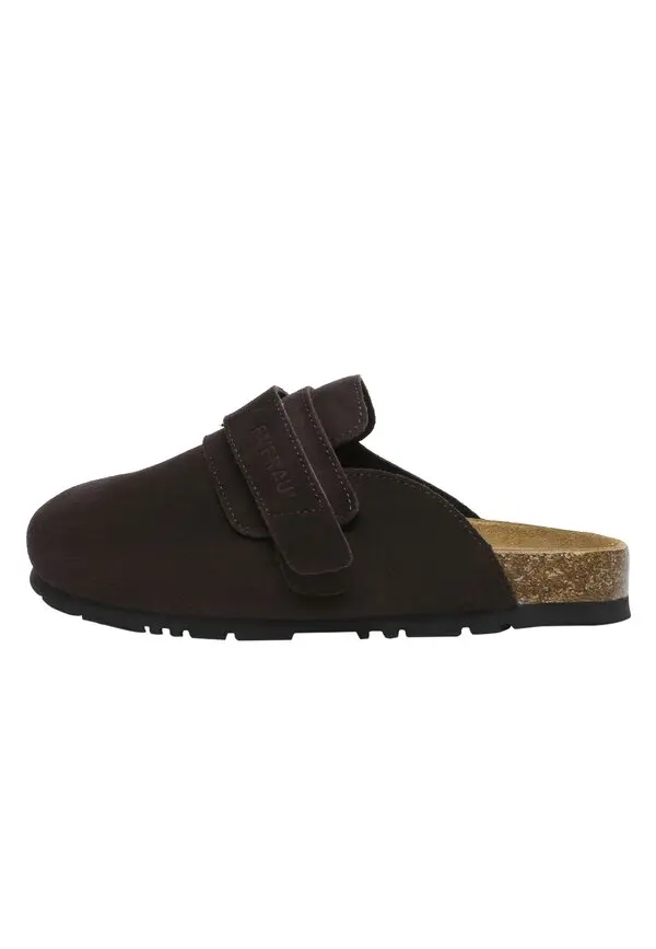 EVERAU AUSTRALIA Norfolk Leather Sandals In Chocolate - Brown