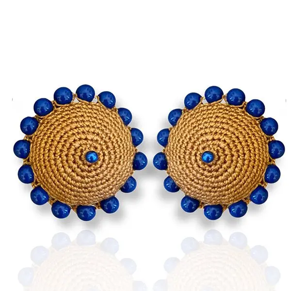 PINAR OZEVLAT Dome Studs Camel - Brown