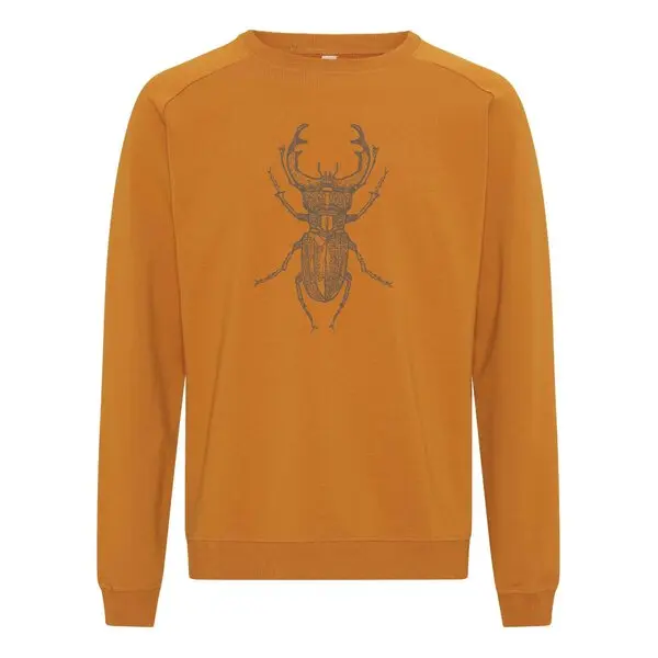 GROBUND The Organic Melvin Sweatshirt Stag Beetle - Yellow