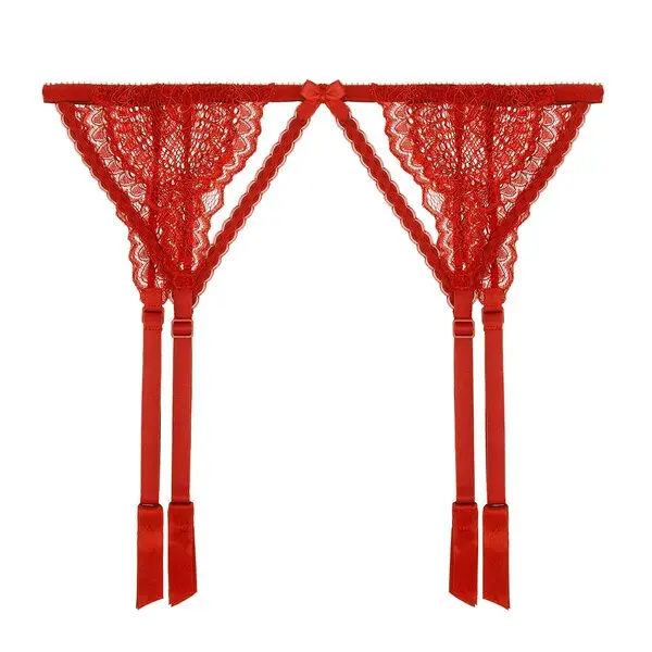 JOURNELLE Natalia Suspender Belt Scarlet - Red