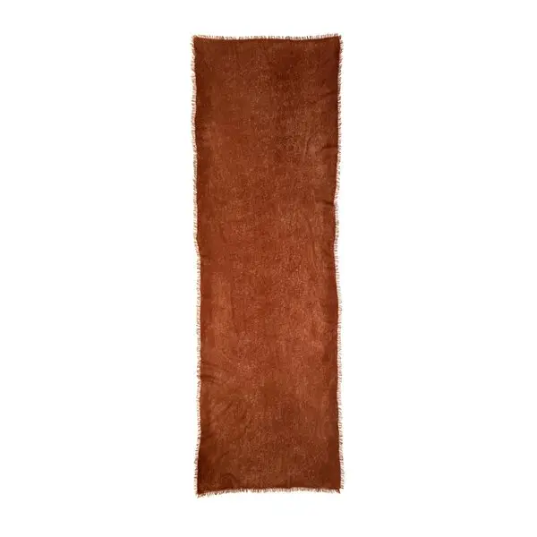 VANILLA&CHOCOLATE Two Tone Scarf Two Flavor Coffee - Brown