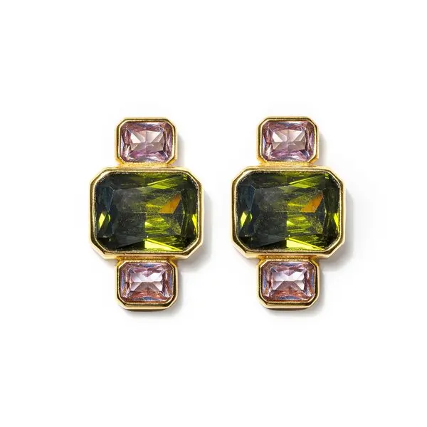 KYBELE STUDIO Luma Earrings In Sage - Green