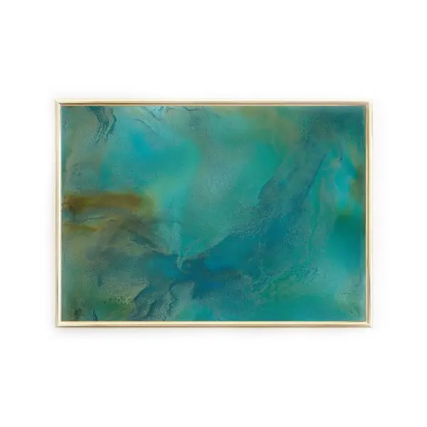 Art By Affie Entwine A2 Fine Art Print - Blue