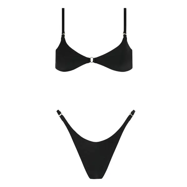 ACUARELA BRAND Bold Bikini Set - Black