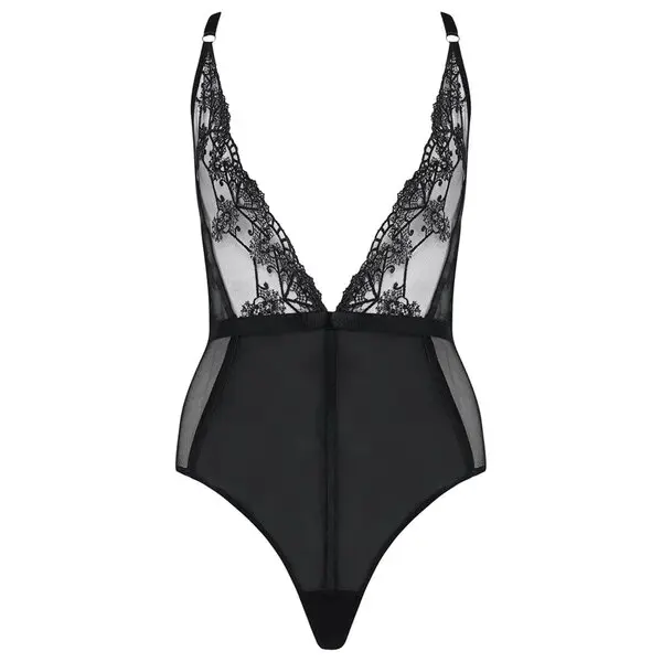 VOLLERS THE CORSET COMPANY LIMITED Clara Bodysuit - Black