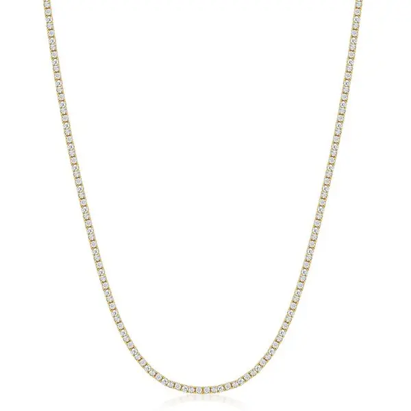 NIALAYA JEWELRY Mini Tennis Choker - Gold