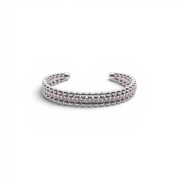 MISS CECILIA The Sloane Cuff - Silver