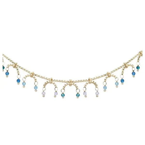 MARCIA MORAN Mara Beaded Necklace - Blue