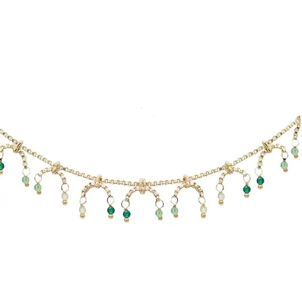 MARCIA MORAN Mara Beaded Necklace - Green