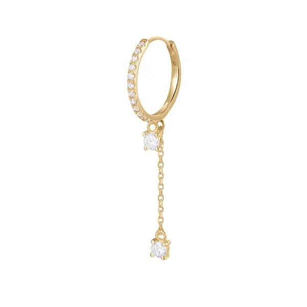 DYAMKA Paved Creole Chain Loop Yellow - Gold