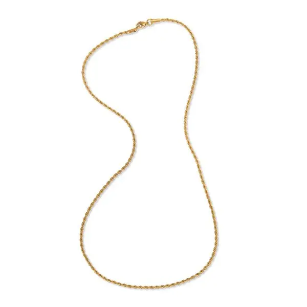 A WEATHERED PENNY Long Delicate Rope Chain - Gold