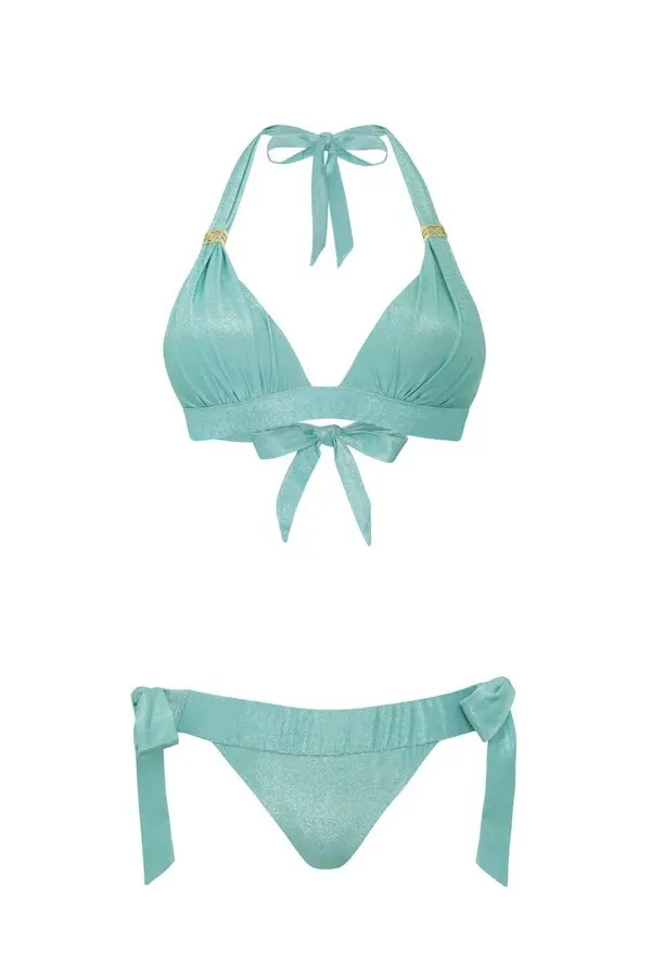LEYLA MAYA Annie & Ginny Bikini Set Aqua Mist - Green