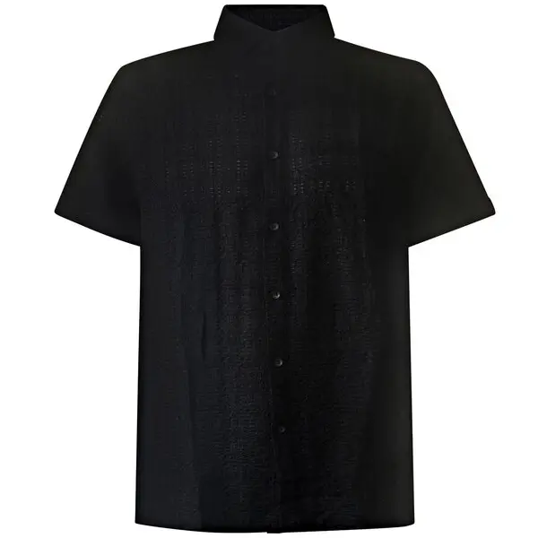 VUSTRA Naples Crochet Shirt - Black