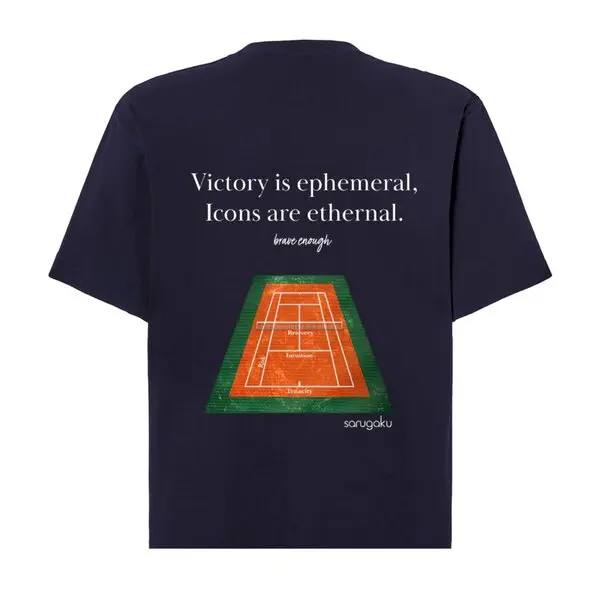 COOPER RACQUETS Tennis T-shirt Sarugaku Navy - Blue