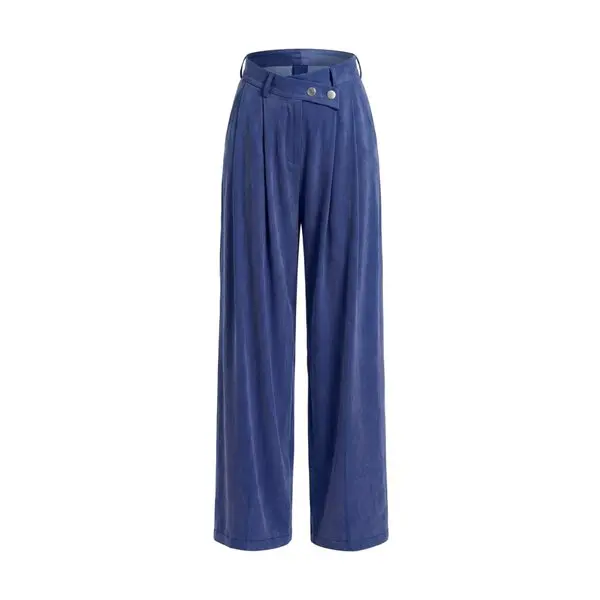 MIRIMALIST Loose Opal Maxi Pants - Blue