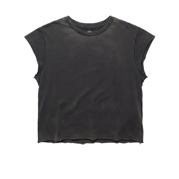 OTHER UK Vintage Issue Raw Edge T-shirt Heavy Relic Black - Grey