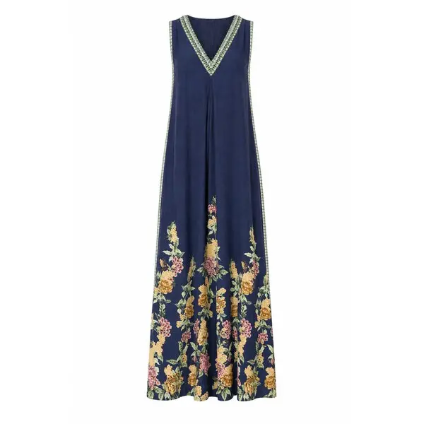 RAISHMA Mabel Navy Jumpsuit - Blue