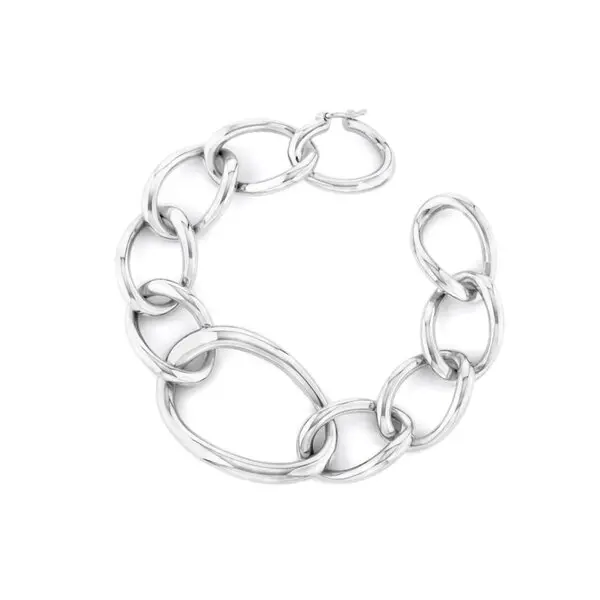 DINNY HALL Silver / White Wave Silver Bracelet - Silver/white
