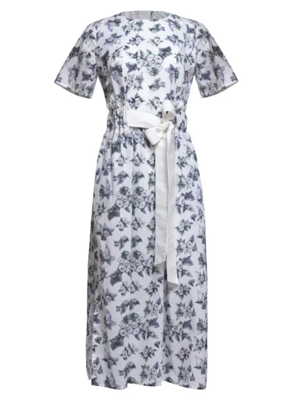 HELENE GALWAS Desiree Floral Cotton Dress