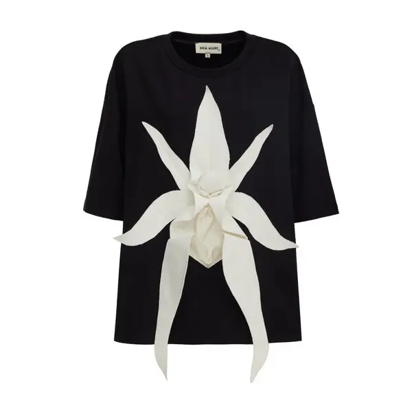 JULIA ALLERT Relaxed Fit Knit Top - Black