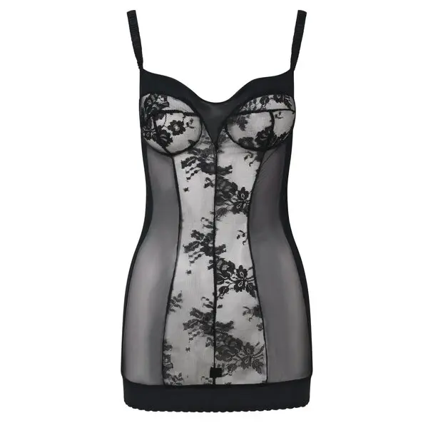 BELLE ET BON BON Aude Dress Lace To - Black