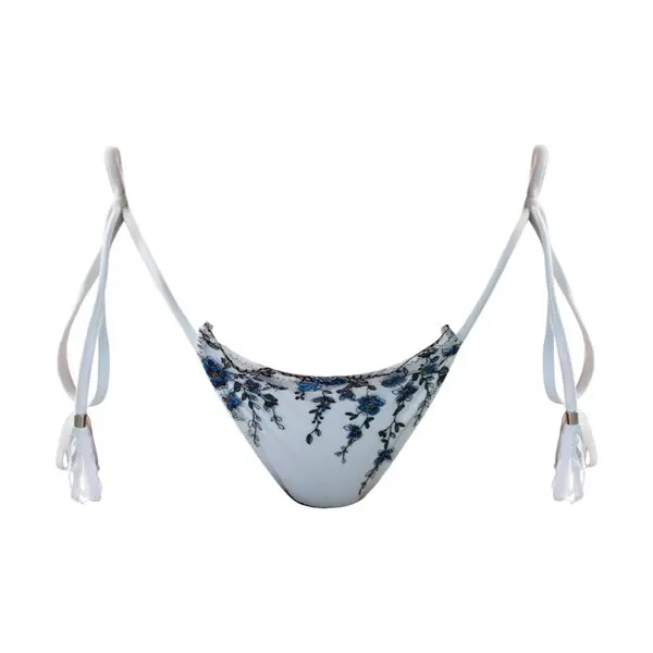 IVY SWIMWEAR Amarys In Floral Bikini Bottoms - Blue