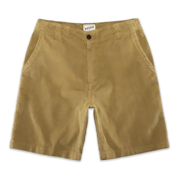 &SONS TRADING CO Neutrals Utah Cord Shorts Light Tan - Brown
