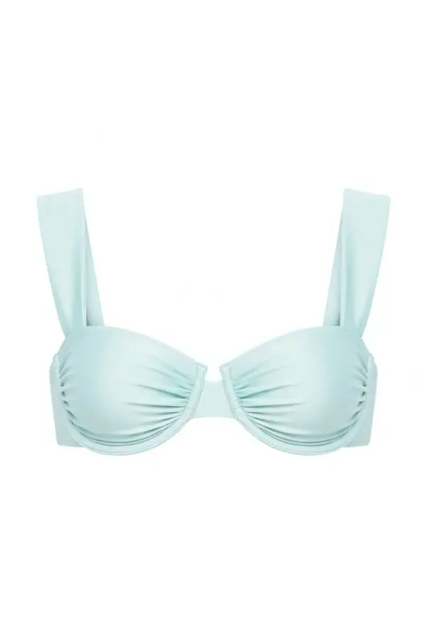 MONTCE Seafoam Silkie Bella Bikini Top - Blue