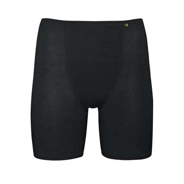 ZD ZERO DEFECTS Galatea Short-leg Panties – Comfort & Thigh Protection With Soy Fiber Color - Black