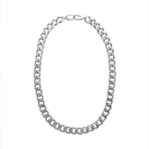 ONI Bold Cuban Link Choker - Silver
