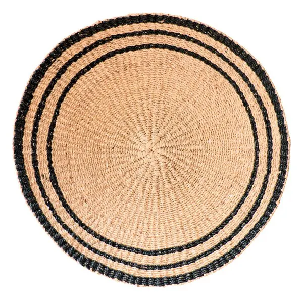 Likhâ Neutrals Large Natural & Wall Baskets - Black